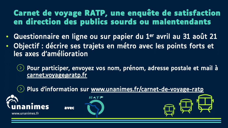 CARNET DE VOYAGE RATP | Unanimes